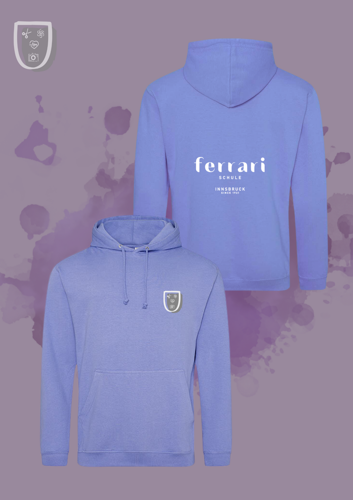 Ferrari-Schule-Hoodie-Basic – S-Merch